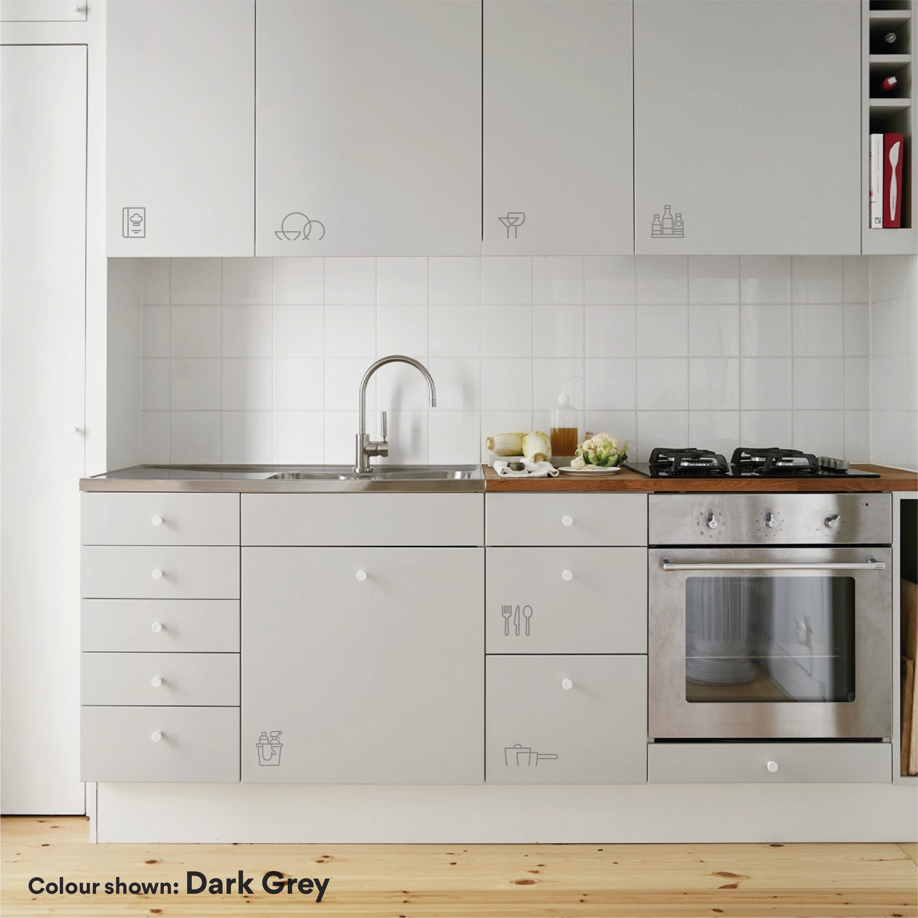 Kitchen Utensil Icon Decals for Home Organisation Vinyl - Etsy