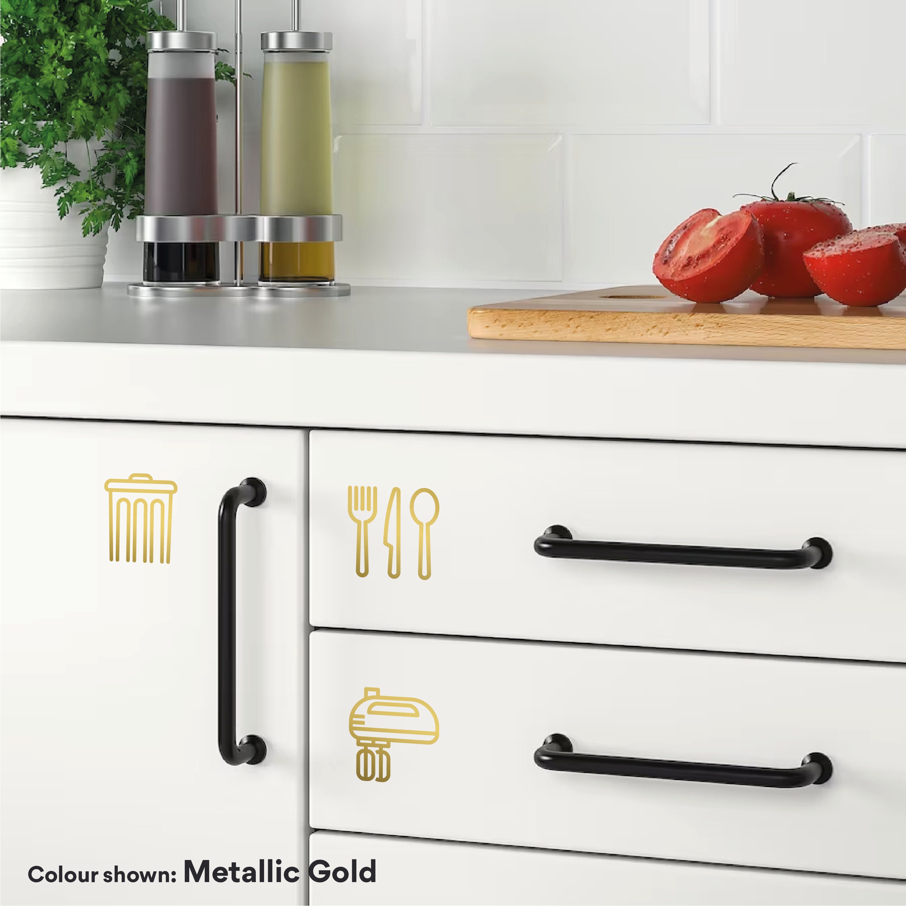 Kitchen Utensil Icon Decals for Home Organisation Vinyl - Etsy