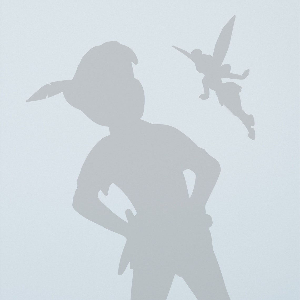 PETER PAN &_TINKERBELL SHADOW | Iconic Design | Kids Bedroom Nursery ...