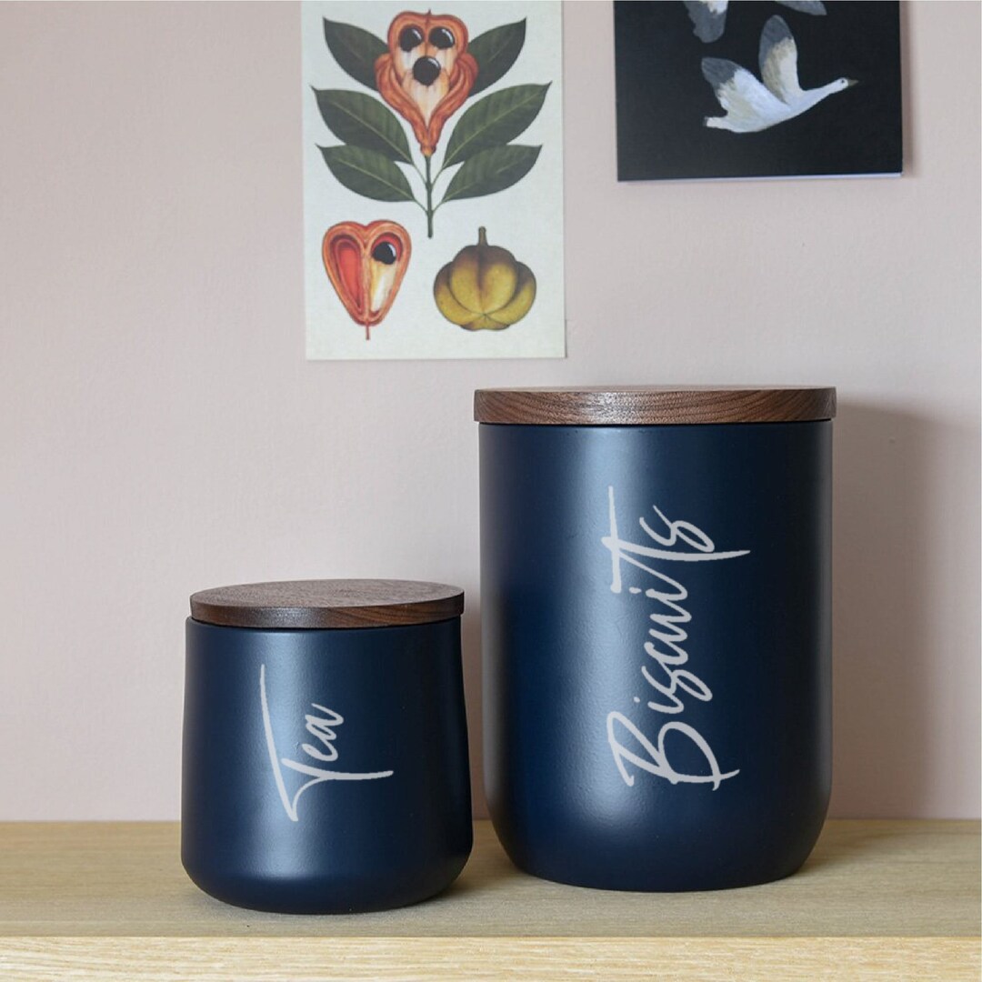 KITCHEN PANTRY Vinyl Decal Stickers for Kitchen Jar Labels, Tea Coffee ...