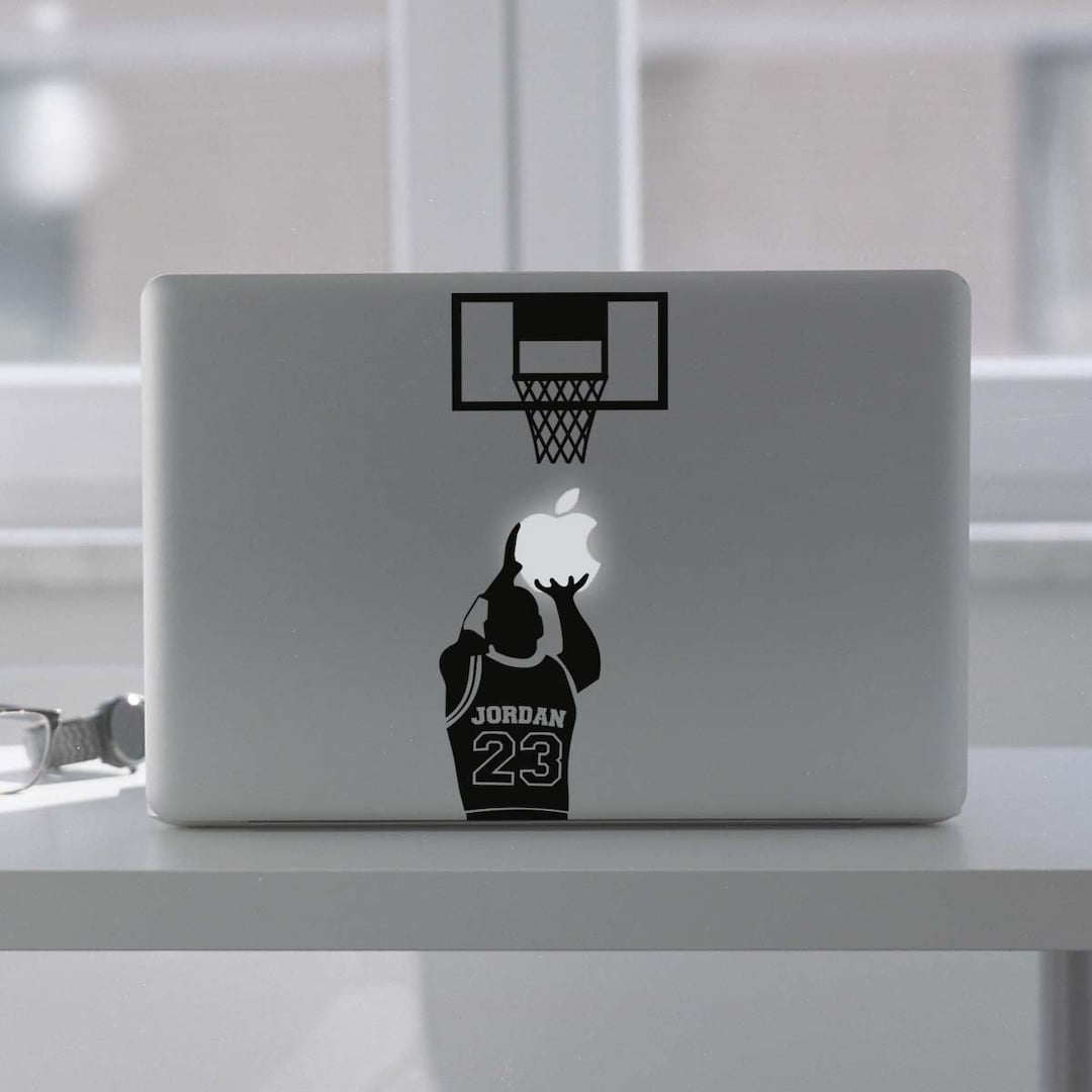 MICHAEL JORDAN BASKETBALL | MacBook Vinyl Decal Sticker | 24 Colours ...