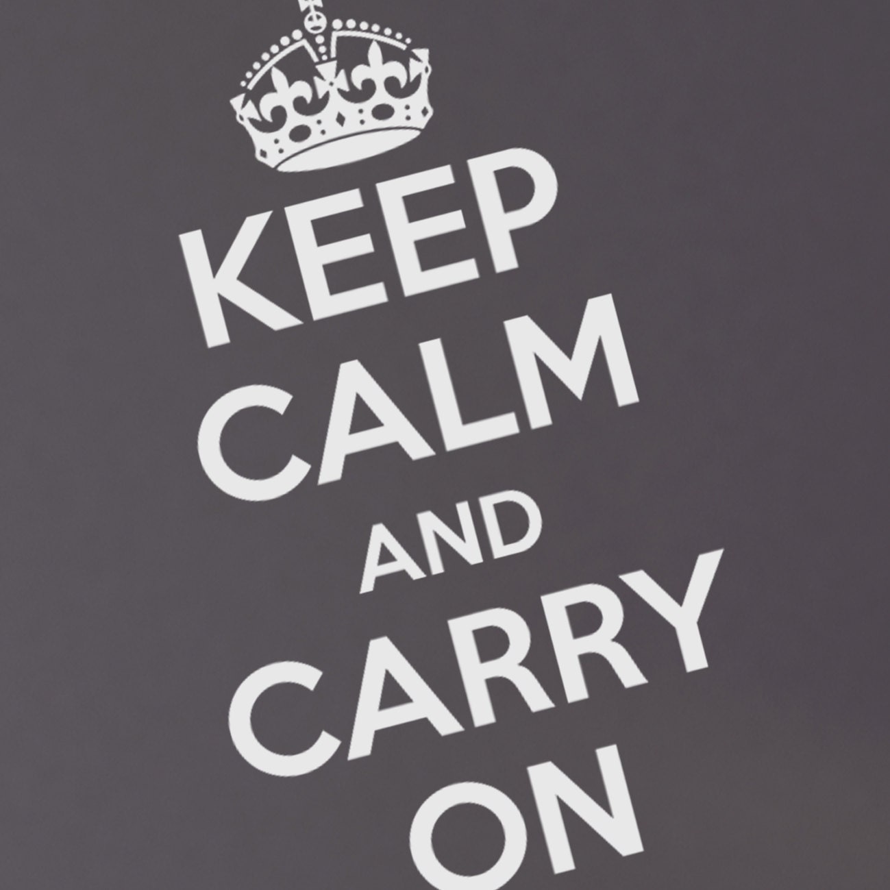 KEEP CALM & CARRY on Quote Removable Vinyl Wall Decal Stickers - Etsy UK