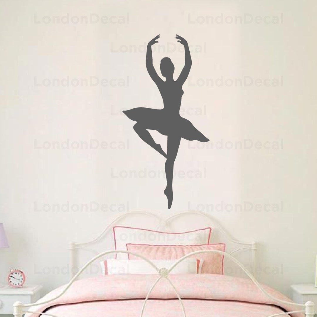 BALLERINA | BALLET Inspired Vinyl Decal | Bedroom Wall Home Decor Art ...