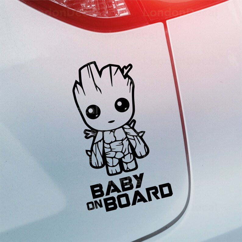 BABY ON BOARD Car Window Bumper Vinyl Decal Sticker. Baby - Etsy