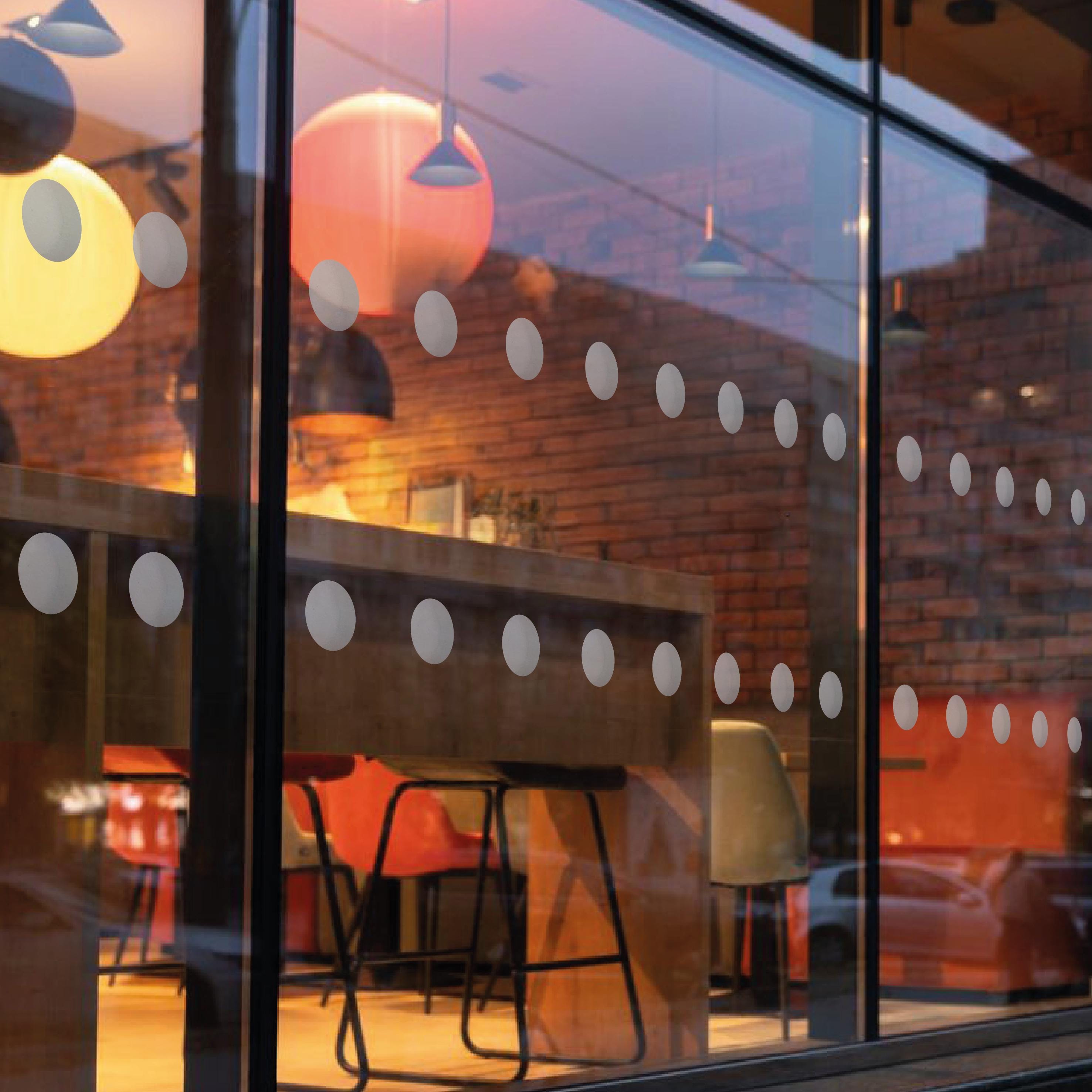 DDA Compliant Glass Manifestation Decals | Glass Safety Window Stickers ...