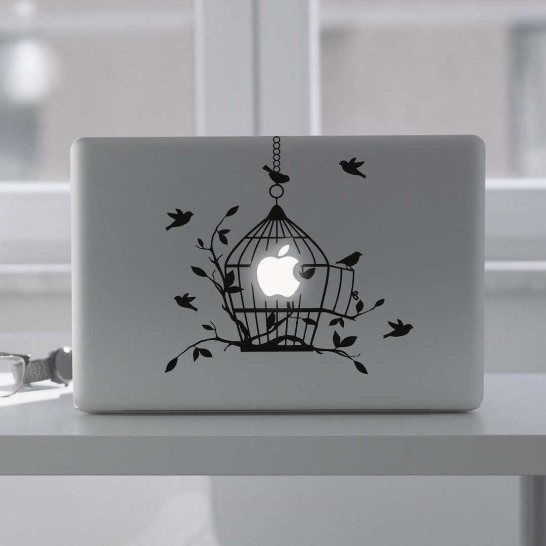 BIRD CAGE Design | MacBook Vinyl Decal Sticker | 24 Colours Available ...