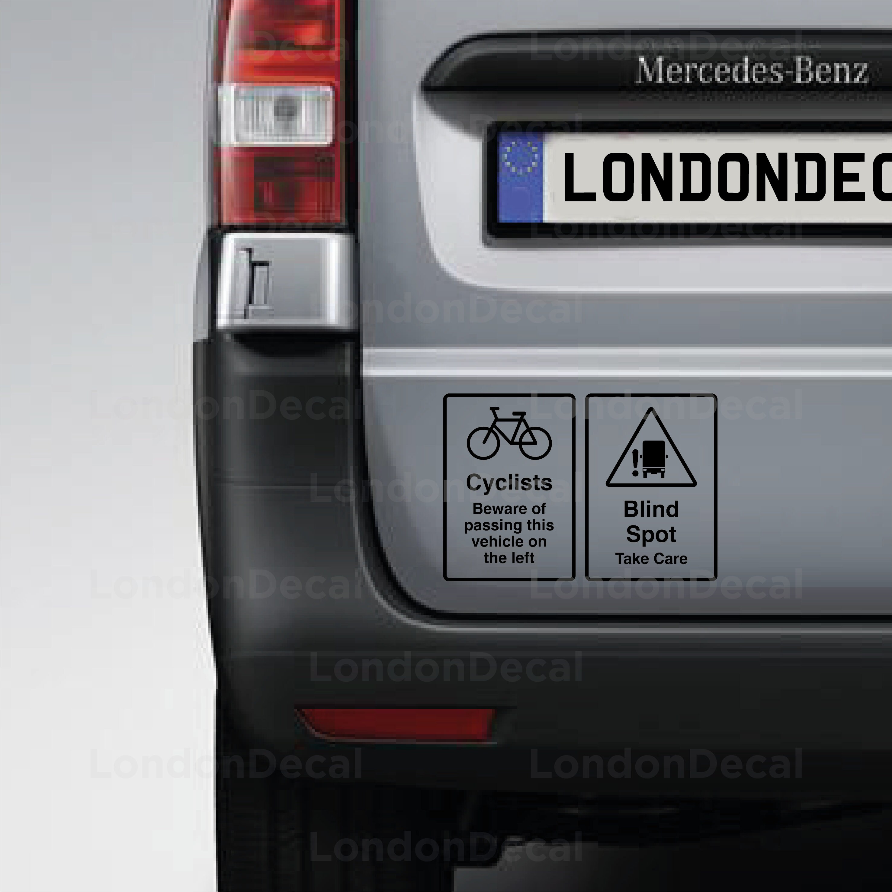 CYCLIST BEWARE Blind Spot Van Lorry Truck Vinyl Decal - Etsy UK