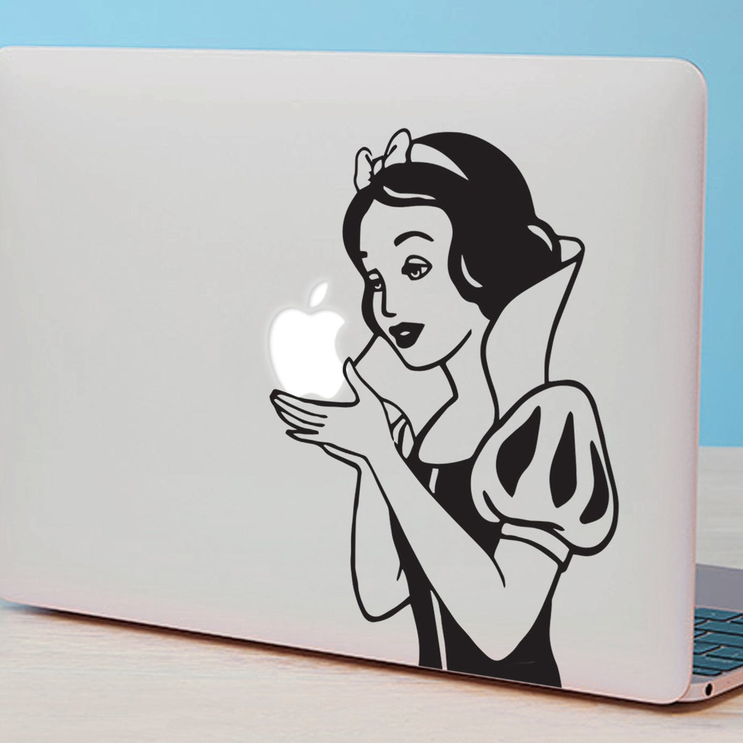 SNOW WHITE | MacBook Vinyl Decal Sticker | 24 Colours Available - Etsy
