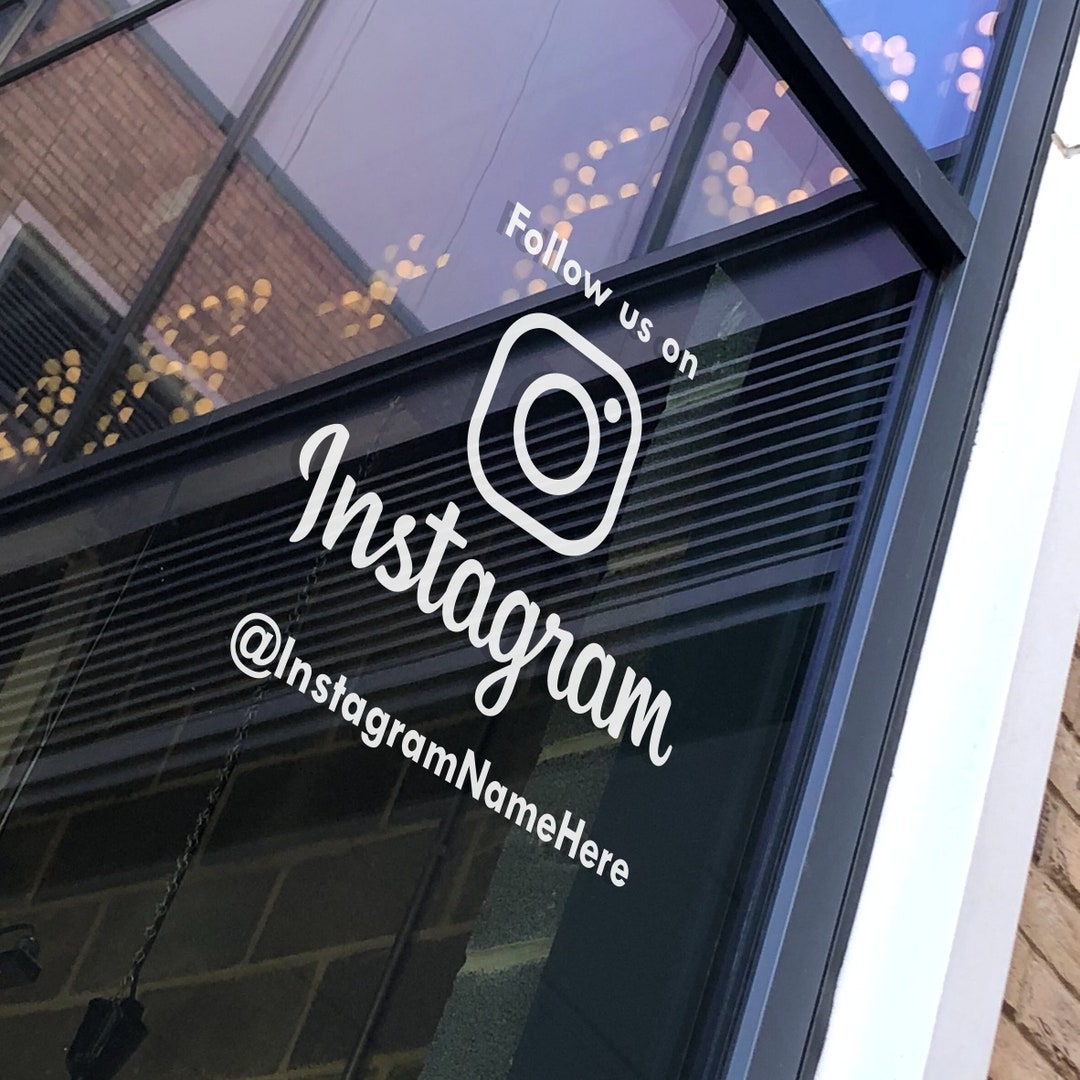 FOLLOW US INSTAGRAM | Social Media Tag Name | Business Shop Owner ...