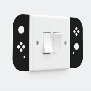 GAMING LIGHT SWITCH | Controller Design | Kids Bedroom Vinyl Wall Decal ...