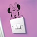 MOUSE Light Switch | Removable Vinyl Bedroom Kids Wall Decal Sticker ...