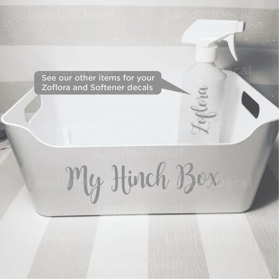 MY HINCH BOX Mrs Hinch Inspired Decal Sticker Label type 3 | Etsy