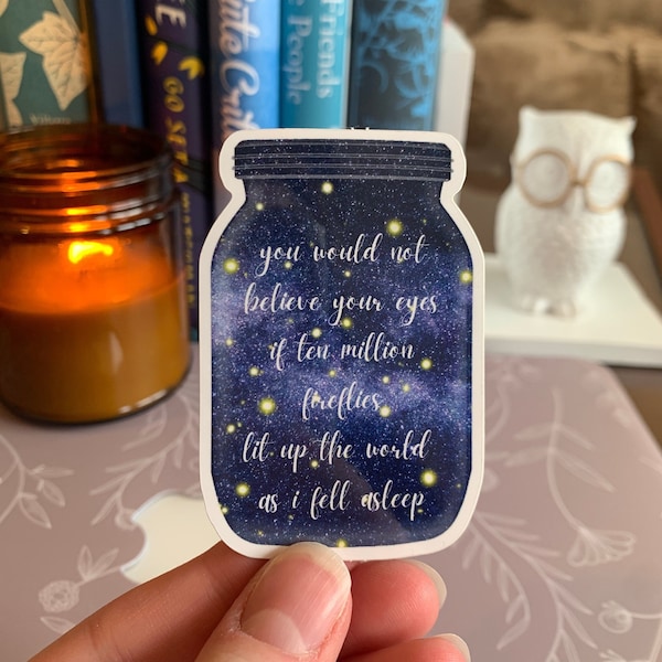 Jar of Fireflies - Etsy