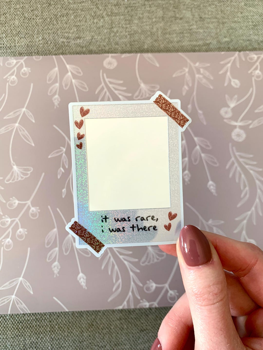 Polaroid Frame Insert Your Own Photo Sticker - Etsy