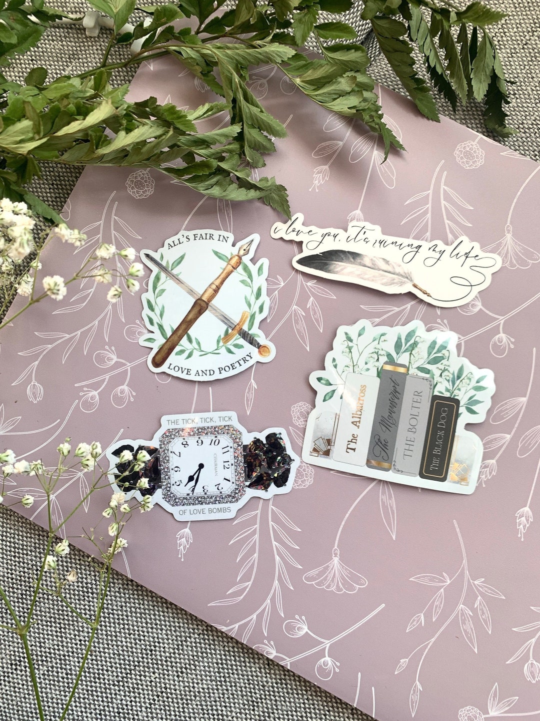 Poets Stickers Bundle -- 4 Stickers - Etsy