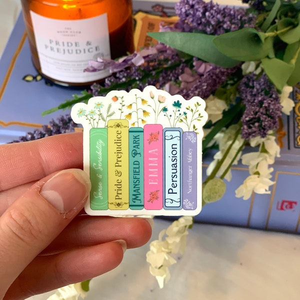 Jane Austen Sticker - Etsy