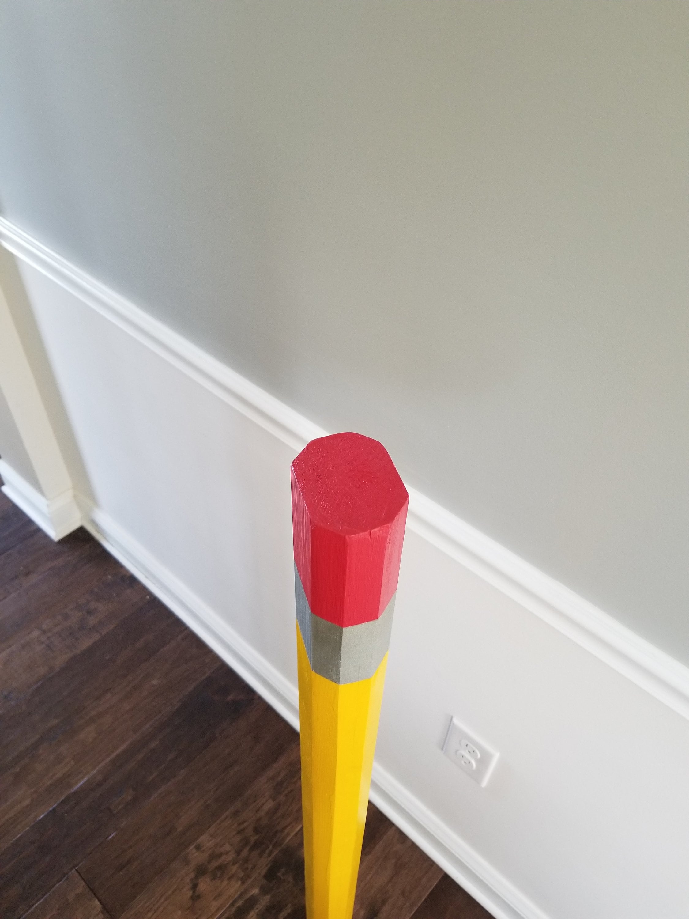 4 Foot Whole Handcrafted Giant Pencil, Wall Art, Teacher, Classroom Art ...