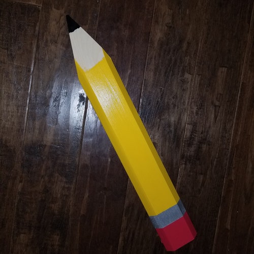3 Foot Giant Pencil Wall Art Classroom Decor. Includes up to - Etsy