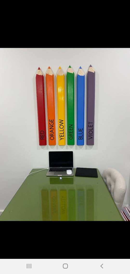 3 Foot Giant Pencil Wall Art Classroom Decor. Includes up to - Etsy