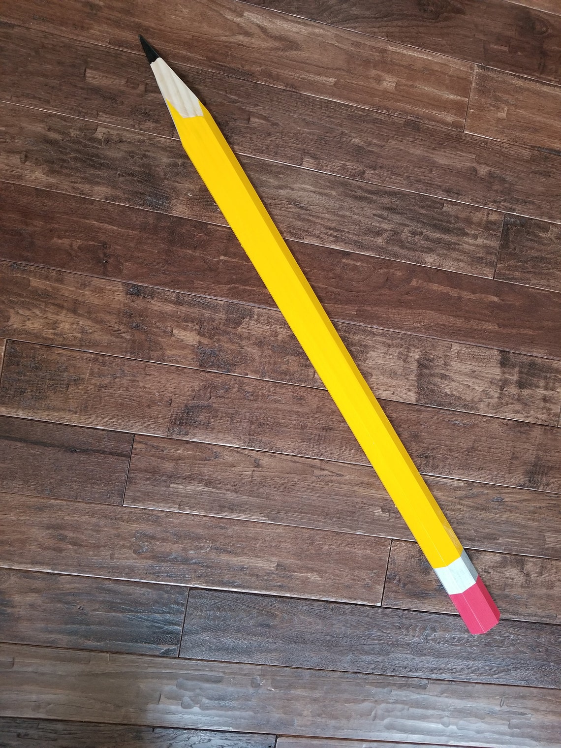 SLIM LINE 4 Foot Handcrafted Giant Pencil, Wall Art, Teacher, Classroom ...