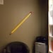 5 Foot Handcrafted Giant Pencil, Wall Art, Teacher, Classroom Art ...