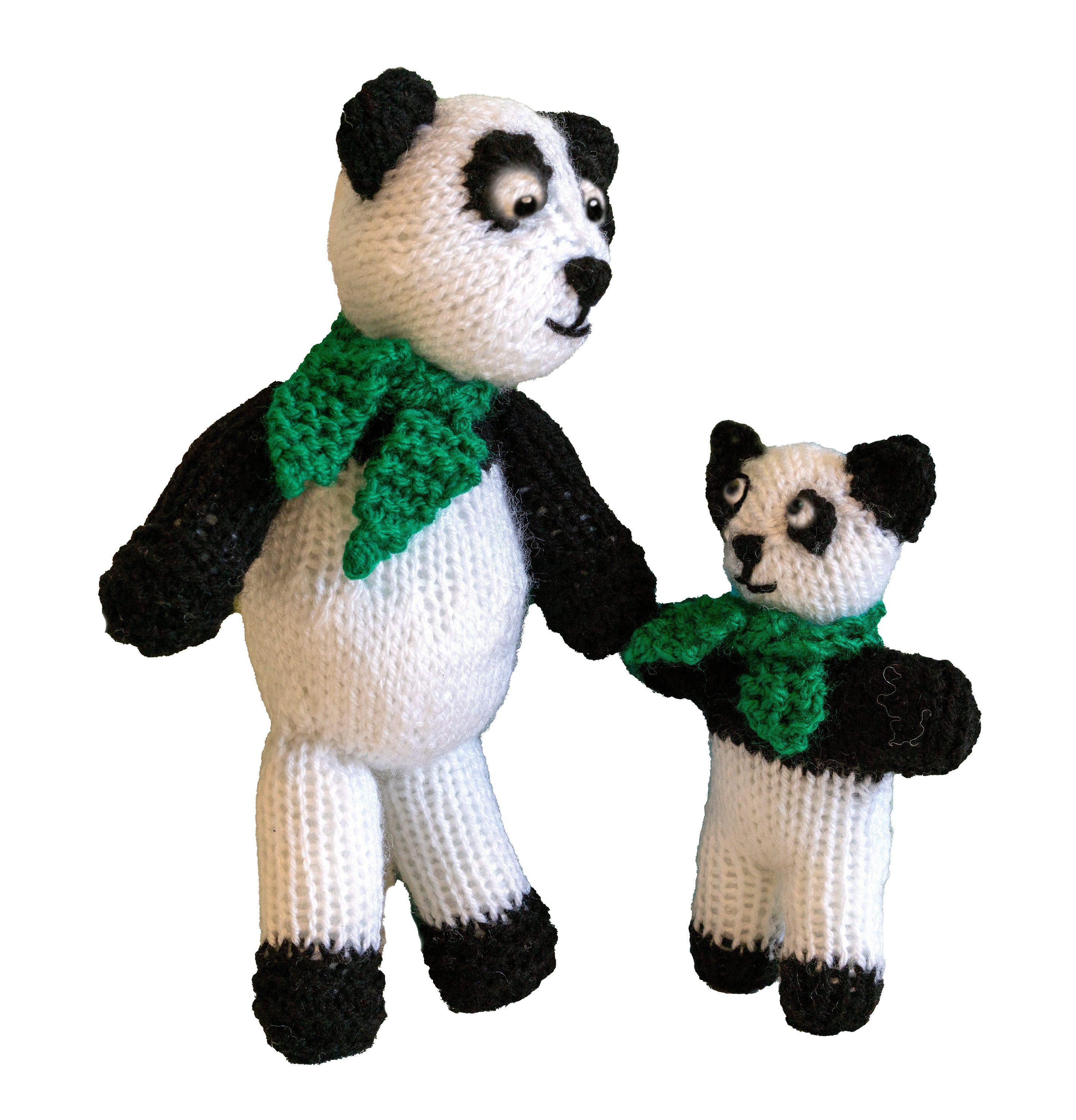 Panda Head Sweater Knitting Pattern With Hat and Toy - English PDF ...