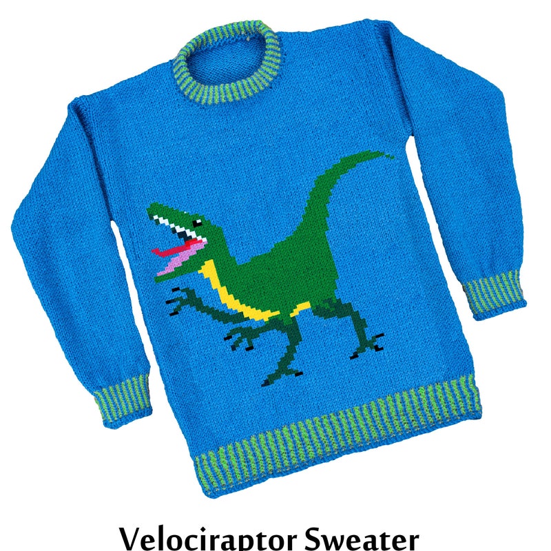 Dinosaur Knitting Pattern - Etsy