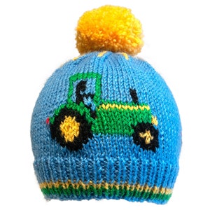 Children's Tractor Motif Sweater Knitting Pattern, Sizes 22 to 32 Inch ...