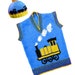 Children's Steam Train Motif Sweater, English Knitting Pattern, Sizes ...