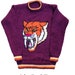 Children's Saber Toothed Tiger Dinosaur Motif Knitting Pattern, Child's ...