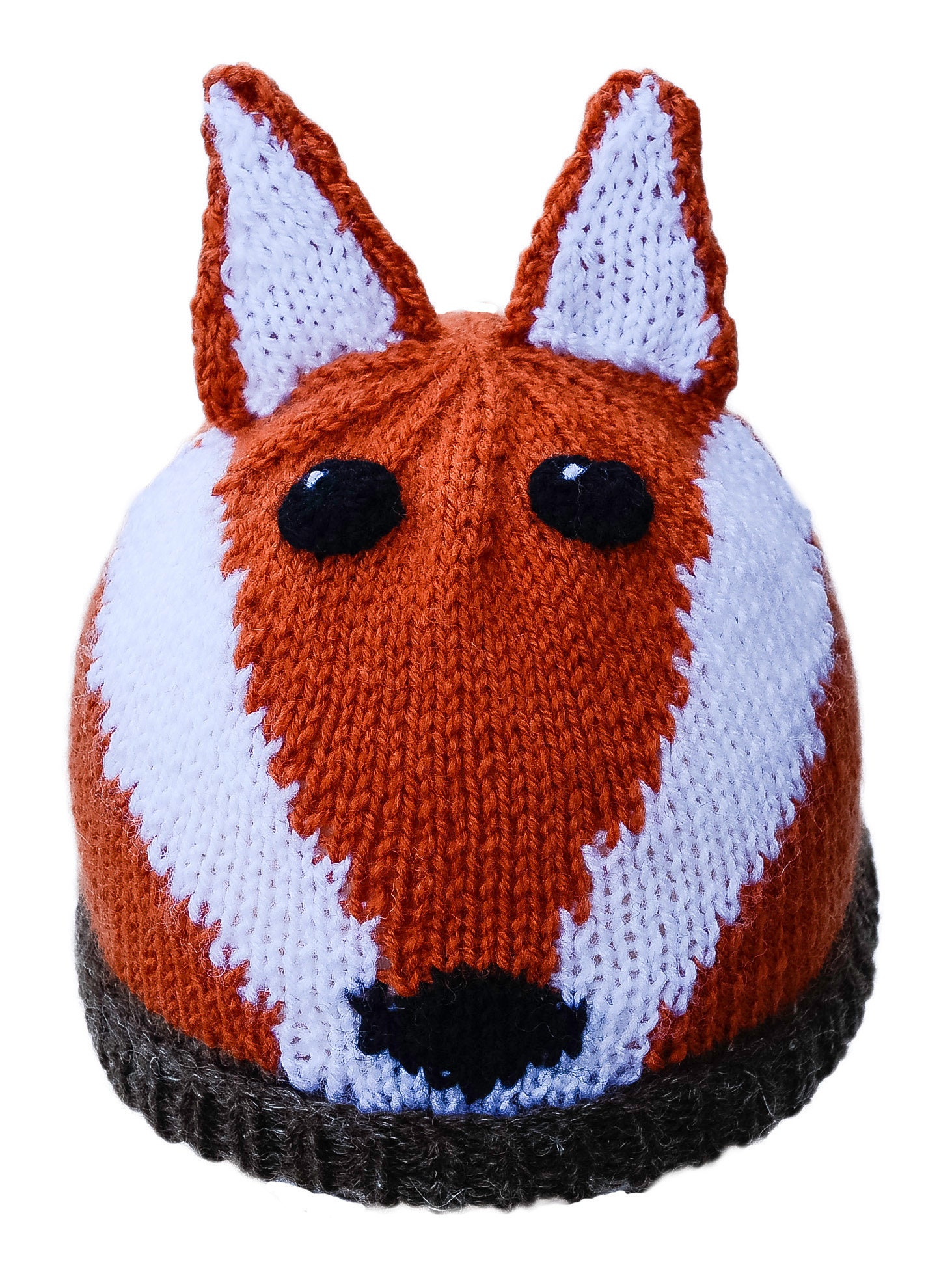 Fox Head Sweater Knitting Pattern for a Child - 20 to 26 Inch Chest ...