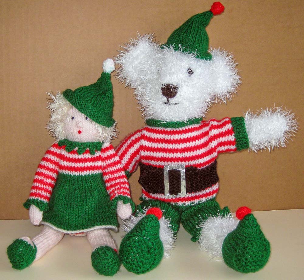 Cute Christmas Toys 2 PDF Knitting Pattern Booklet Elf - Etsy UK
