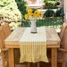 Yellow Ruffled Gingham Table Runner - Etsy