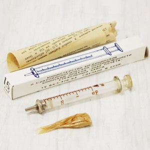 Syringe Needle Medical Injection Steampunk Glass Doctor Veterinary ...