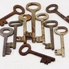 Cabinet Keys Steampunk Parts Skeleton Keys Wedding Authentic Keys 50 Mm ...