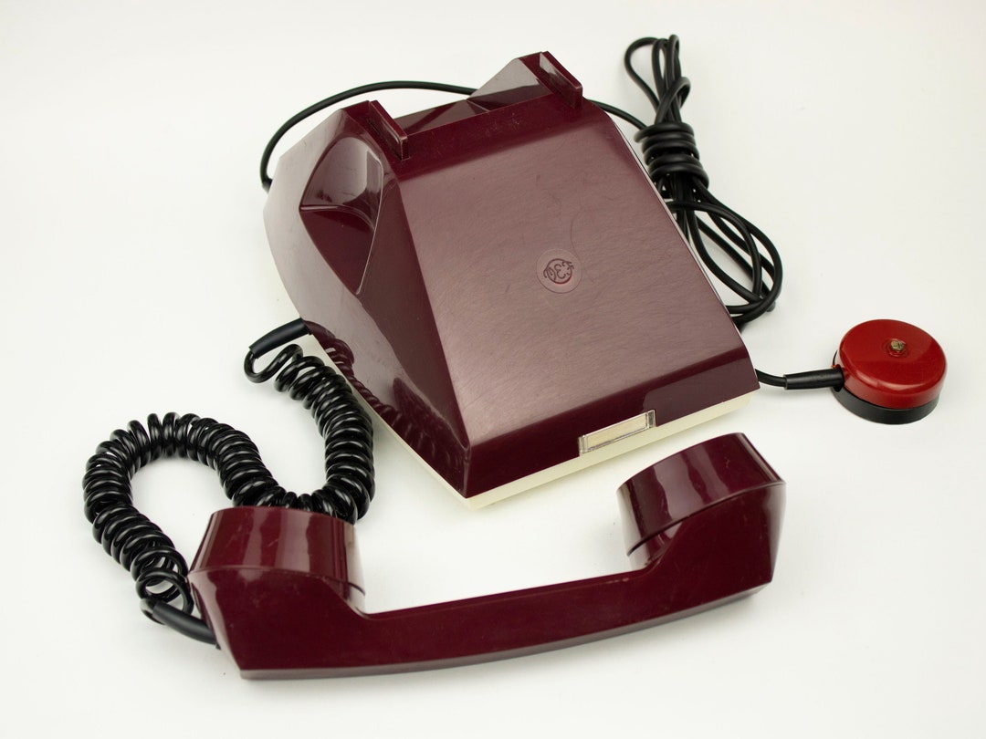 Purple Telephone Pink Phone Rotary Phone Landline Desk Working ...