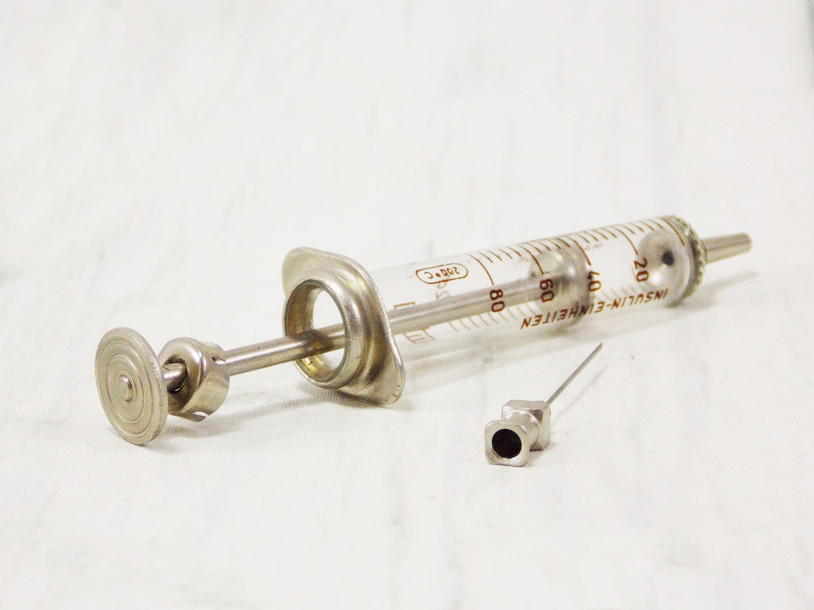 Metal needles syringe medical needles antique medical | Etsy