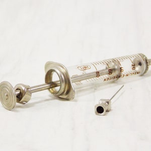 Metal Needles Syringe Medical Needles Antique Medical Instrument ...