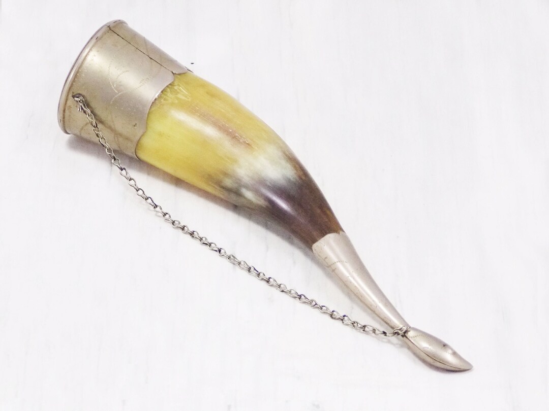 Buffalo Horn Viking Drinking Cup Hunting Horn Beer Mug Western Style ...