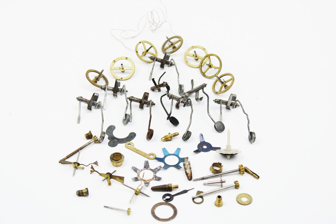 Clock Gears Brass Mechanism Clock Repair Movement Clock Parts Clock ...