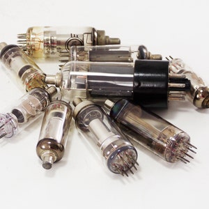 Vacuum tubes glass lamps radio tubes electrical parts | Etsy