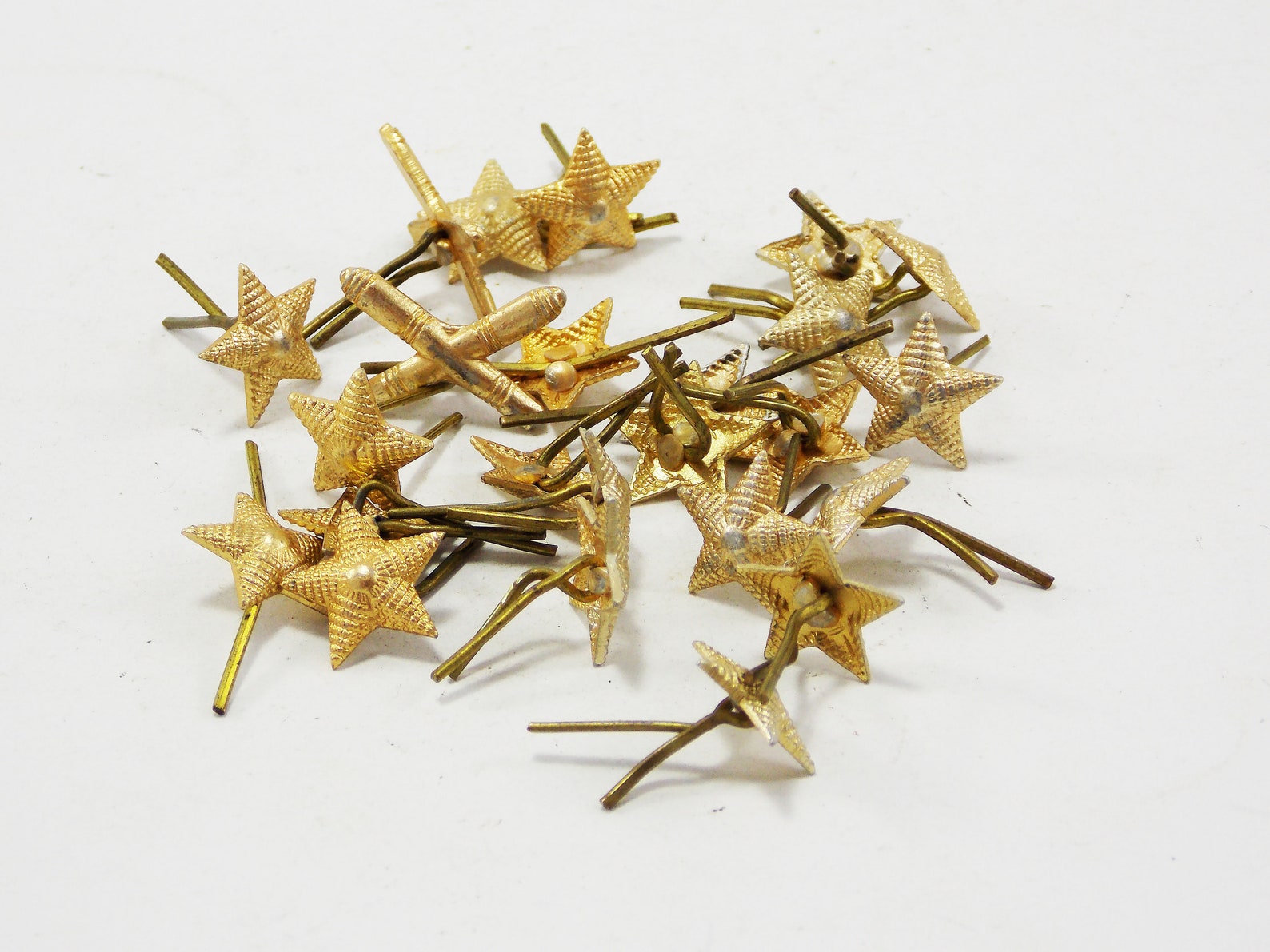 Military stars army golden stars gold badges military | Etsy