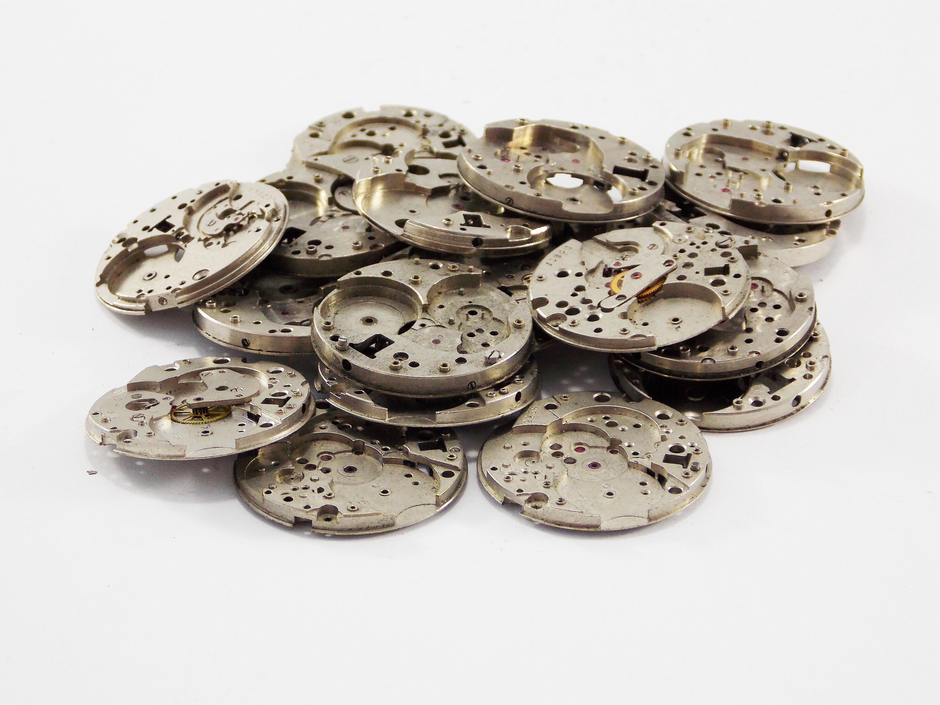 Piezas de reloj de metal reloj bases movimientos reparación de | Etsy