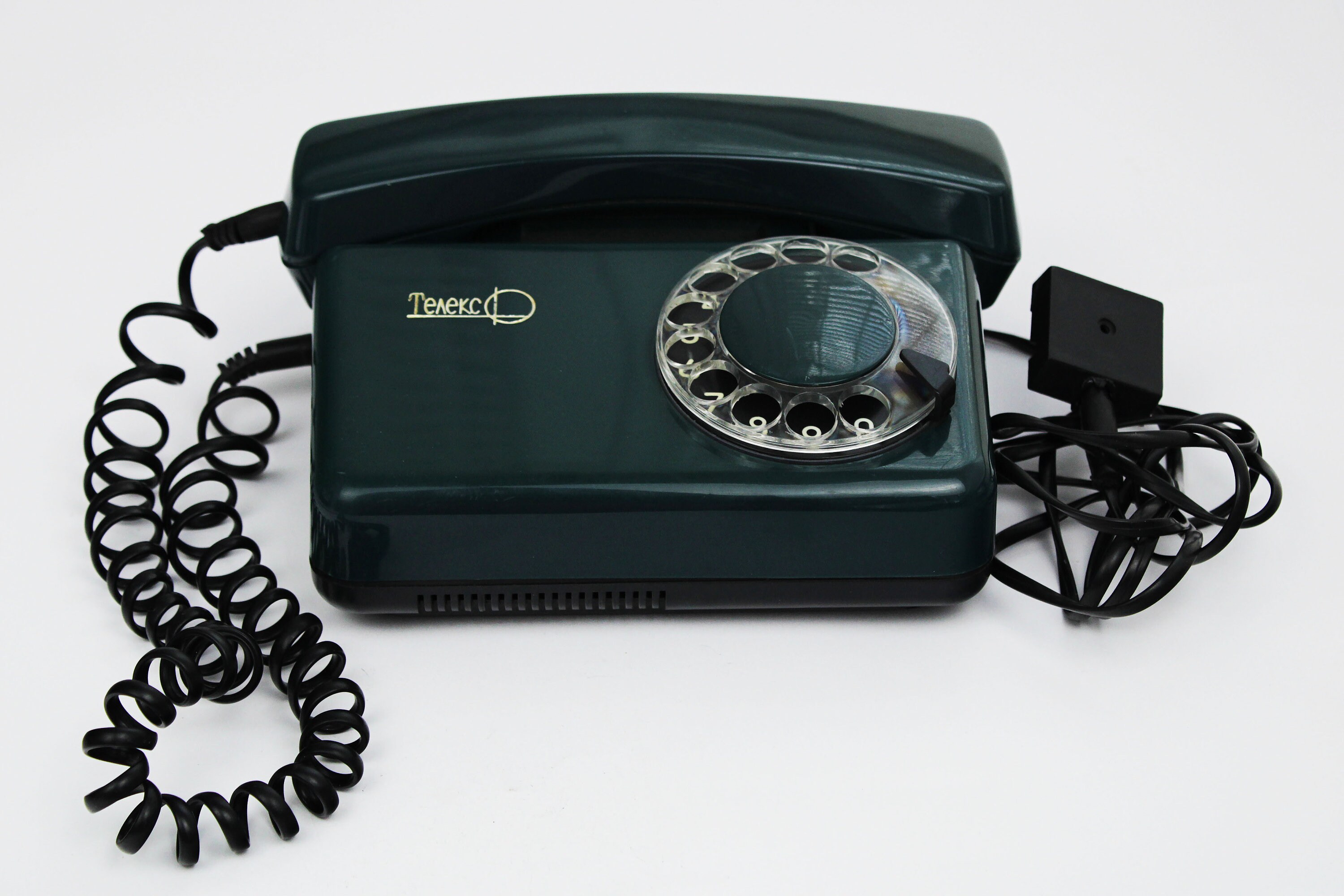 Teléfono verde teléfono de trabajo oficina rotativa decoración | Etsy