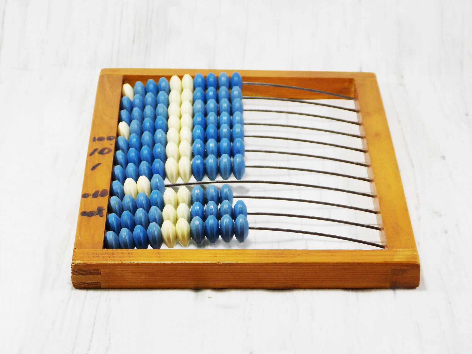 Old Abacus Wood Beads Plastic Abacus Kids Toy Unique Abacus Computer ...