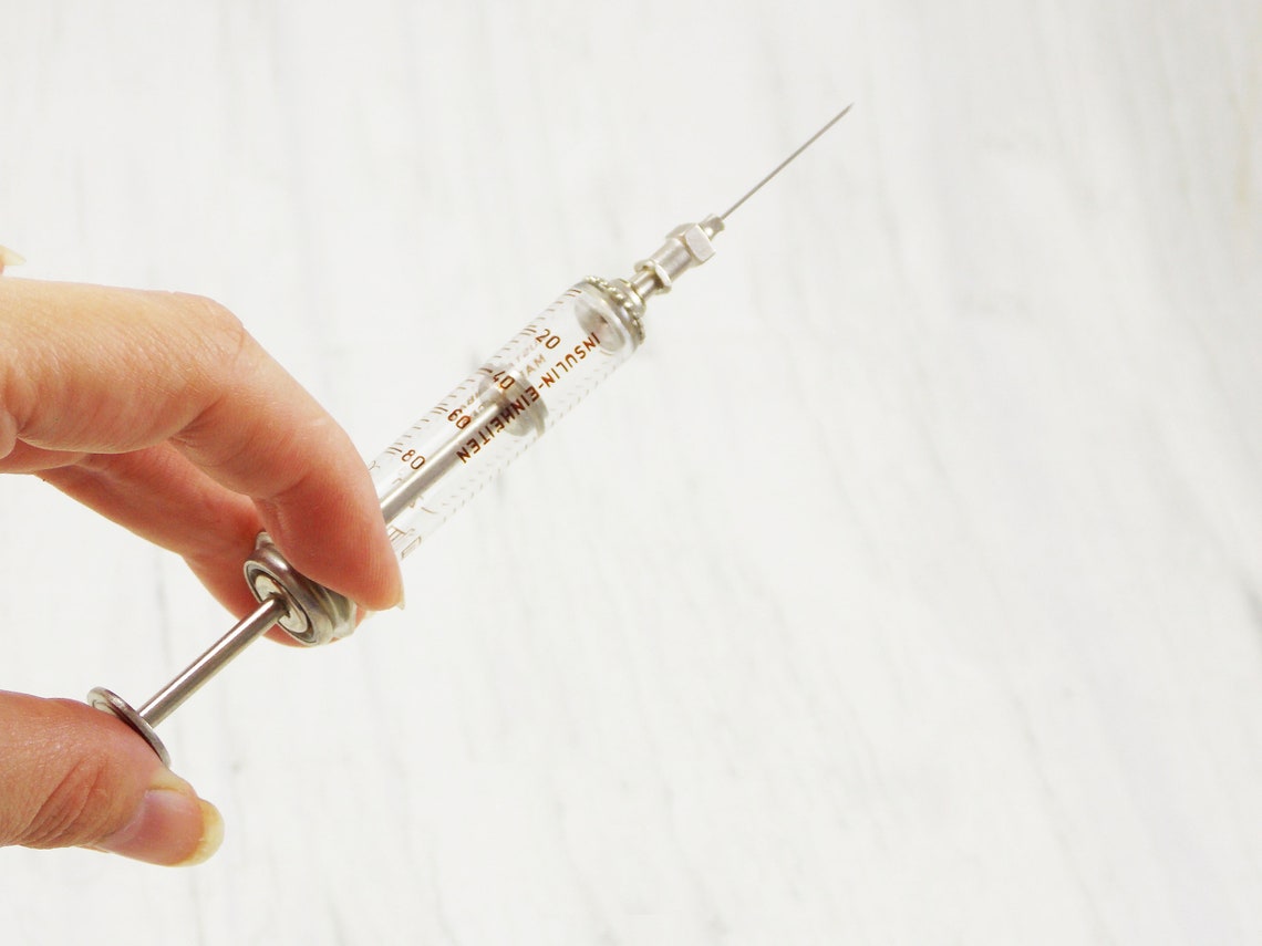 Metal needles syringe medical needles antique medical | Etsy