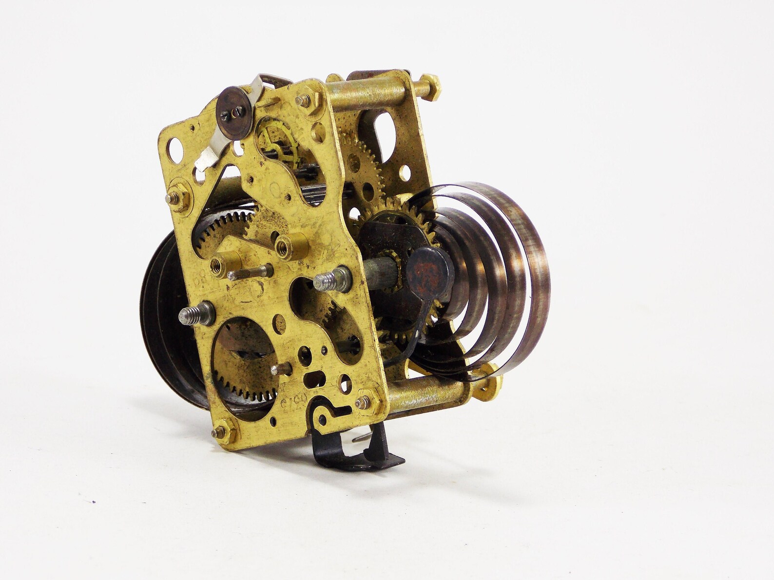 Clock gears brass movement clock parts mechanism clock repair | Etsy