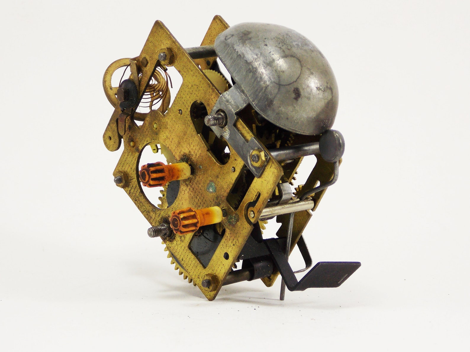 Brass Mechanism Clock Parts Alarm Clock Repair Movement Clock Gears ...