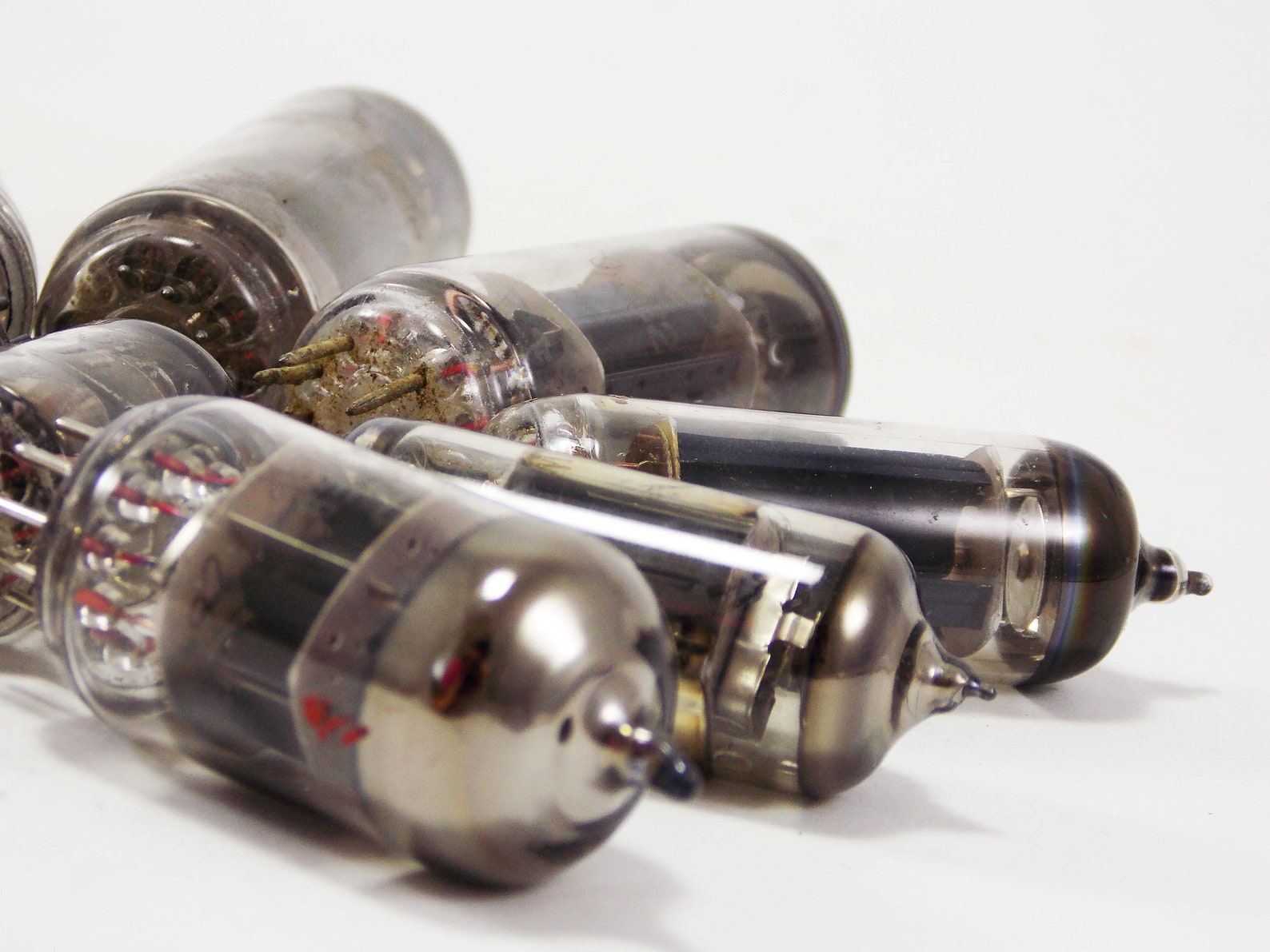 Glass tube radio parts vacuum tubes steampunk jewelry supplies | Etsy