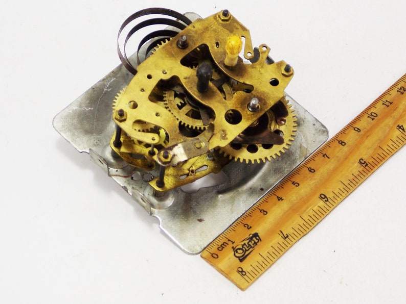 Steampunk Clock Parts Movement Clock Mechanism Brass Clock | Etsy